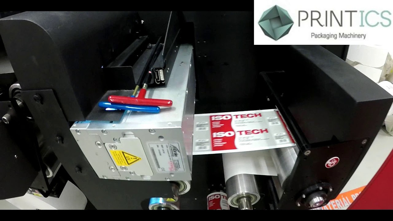 VIDEO PRINTICS U32271117 JETRION 4800 5 COLOR DIGITAL PRINTER - YouTube