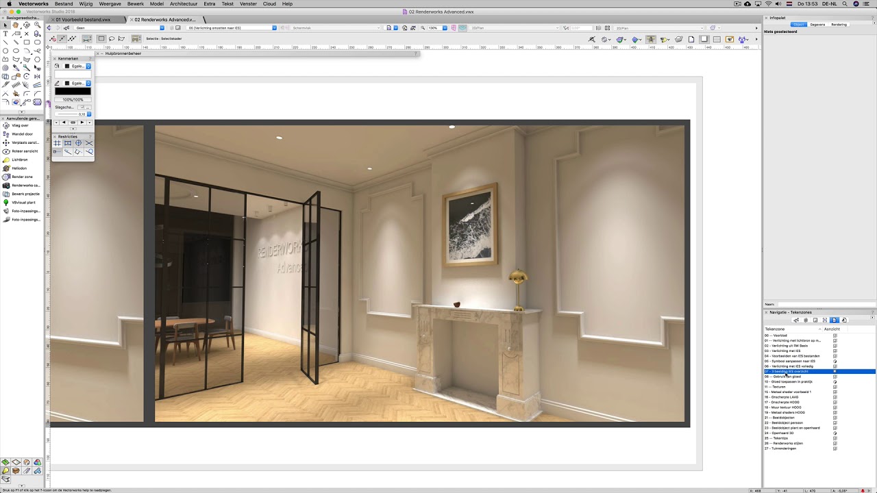 Renderworks Advanced deel 1 - Vectorworks gebruikersdagen 2018 - YouTube