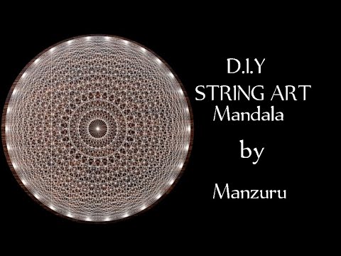 DIY Mandala | How to make string art | Tutorial - YouTube