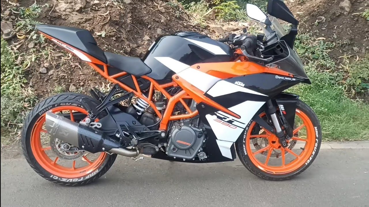 AKRAPOVIC EXHAUST ON KTM RC 390 BS4 🥵 EXHAUST NOTE💀 SUBSCRIBE PLEASE ⚡ ...