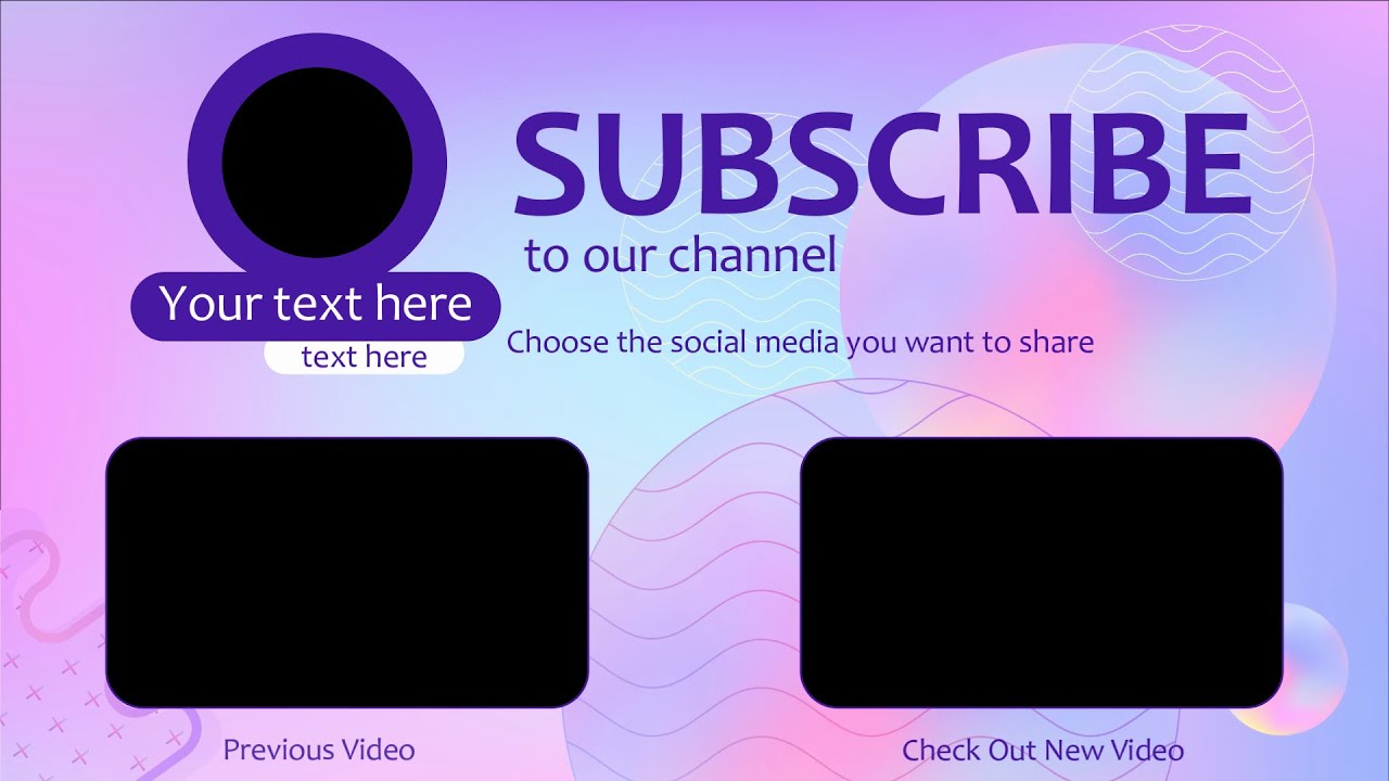 12 FREE Youtube Outro Templates, Outro Templates No Copyright, Outro ...