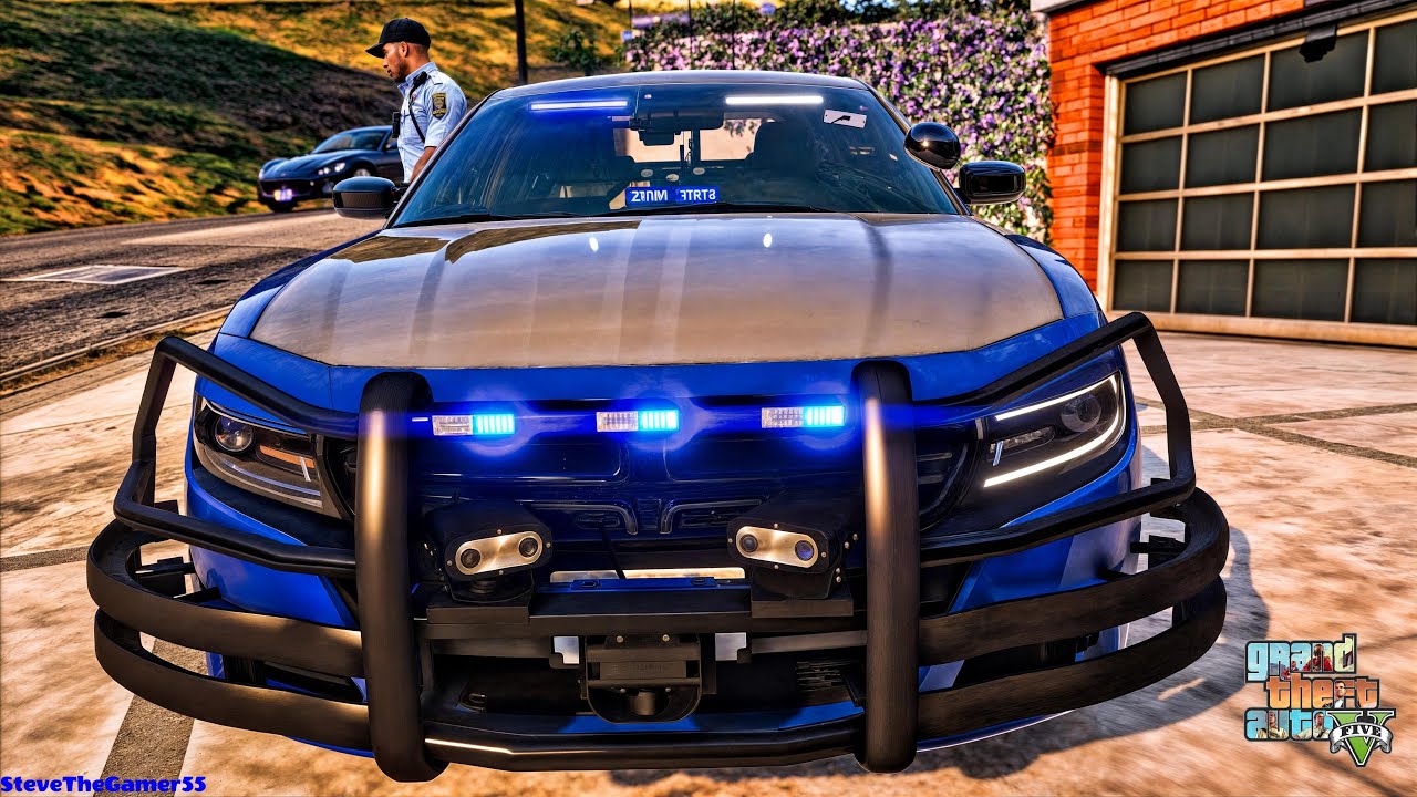 Playing GTA 5 As A POLICE OFFICER Highway Patrol|| GSP|| GTA 5 Mod| 4K ...