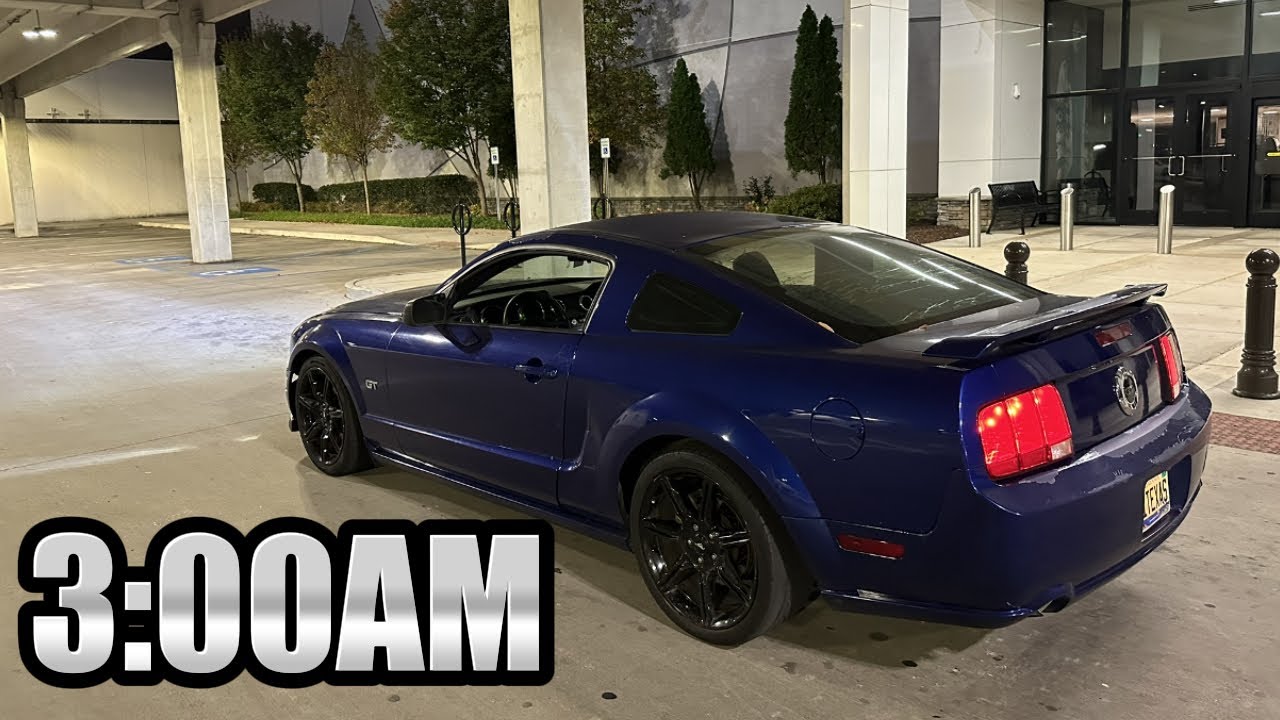 3AM POV Drive in Manual 3V GT Mustang!!!! - YouTube