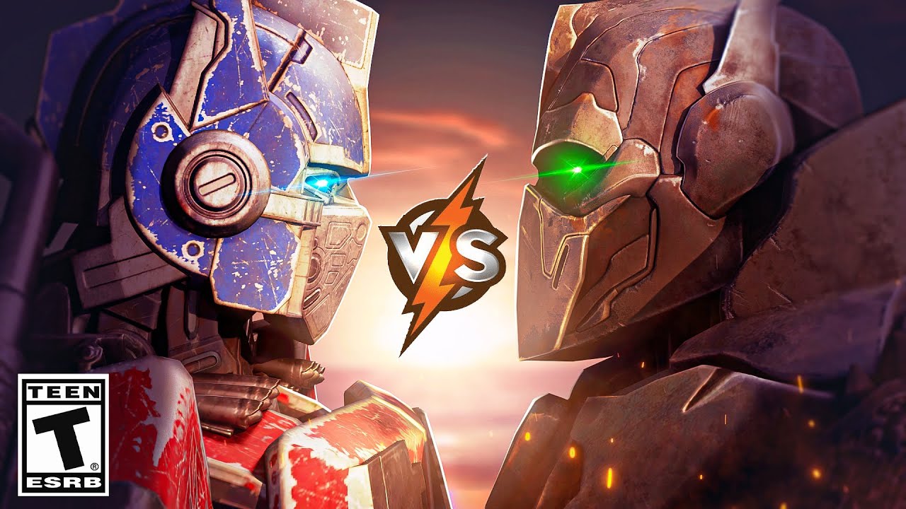 OPTIMUS PRIME VS OPTIMUS PRIMAL in Fortnite - YouTube