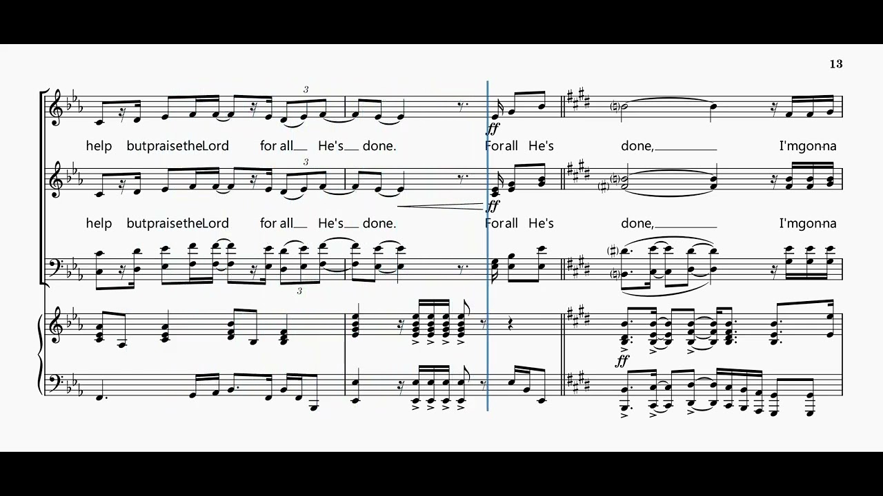 For All He's Done - Piano Accompaniment SATB Closed - YouTube