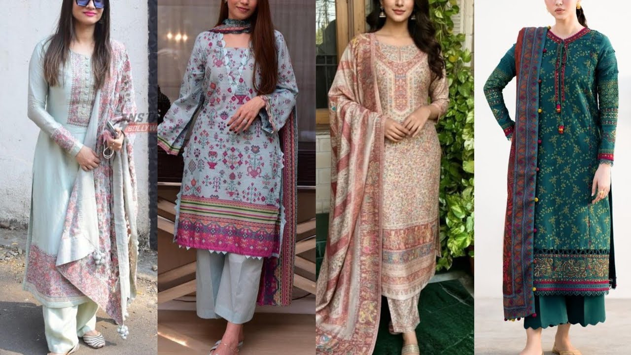 गरम सूट सर्दियों के लिए || Printed Garam suit for women || Garam suit ...