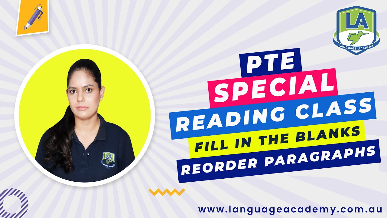 PTE Reading Practice Class | Fill in the Blanks & Reorder Paragraphs ...