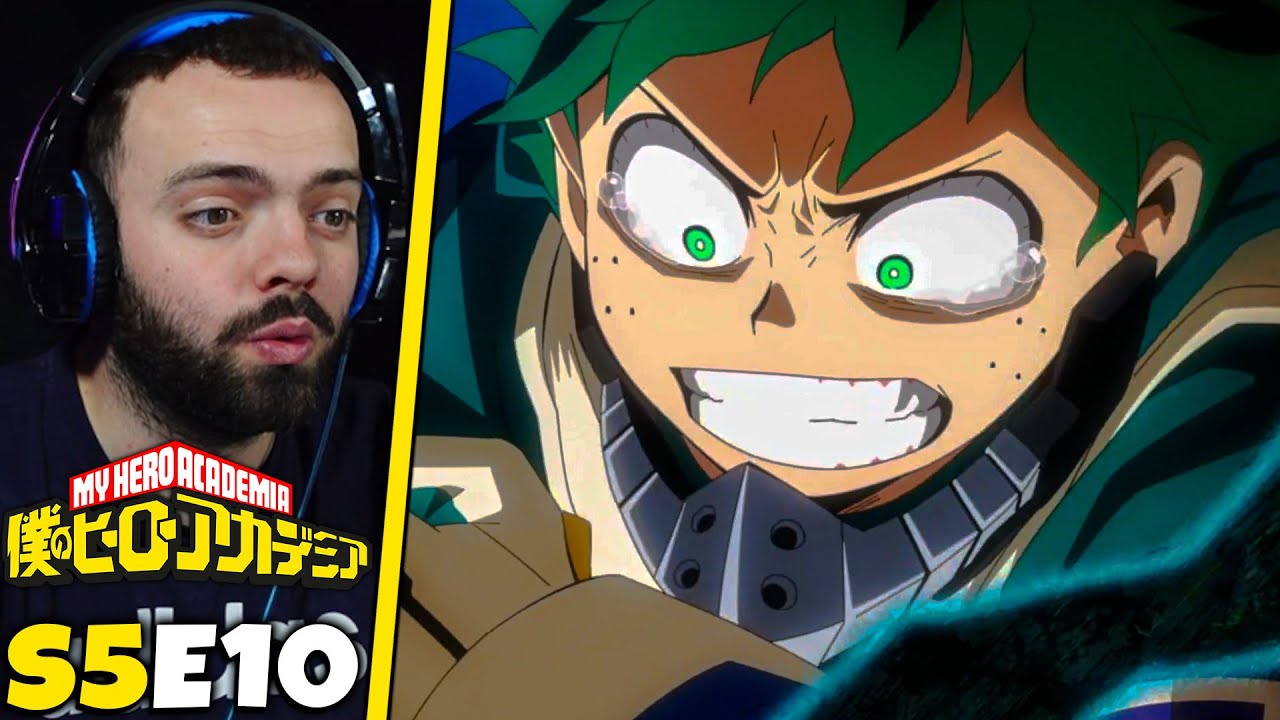 DEKU LOSES CONTROL | My Hero Academia 5x10 REACTION! - YouTube