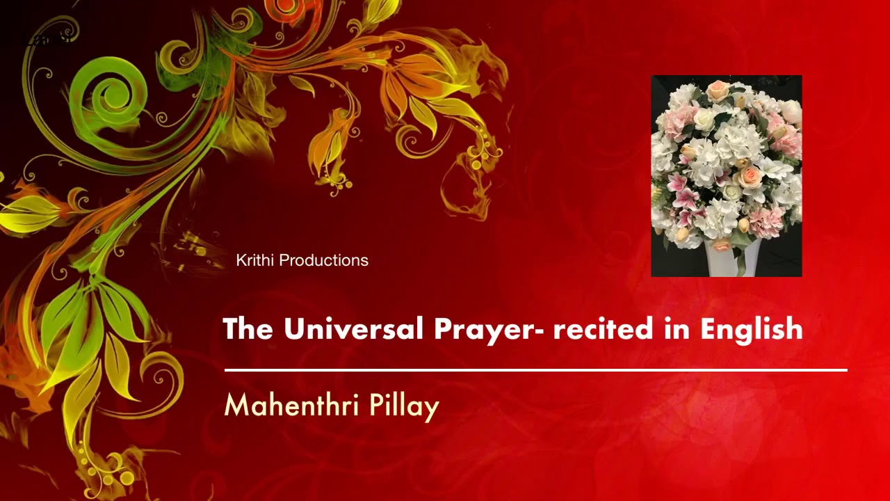 The Universal Prayer - YouTube
