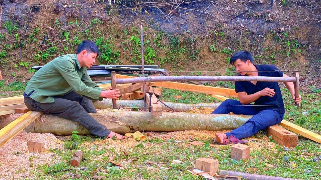 Part One, DT and Kong Build a Small Carpentry Workshop, Great gift from my Younger brother - YouTube