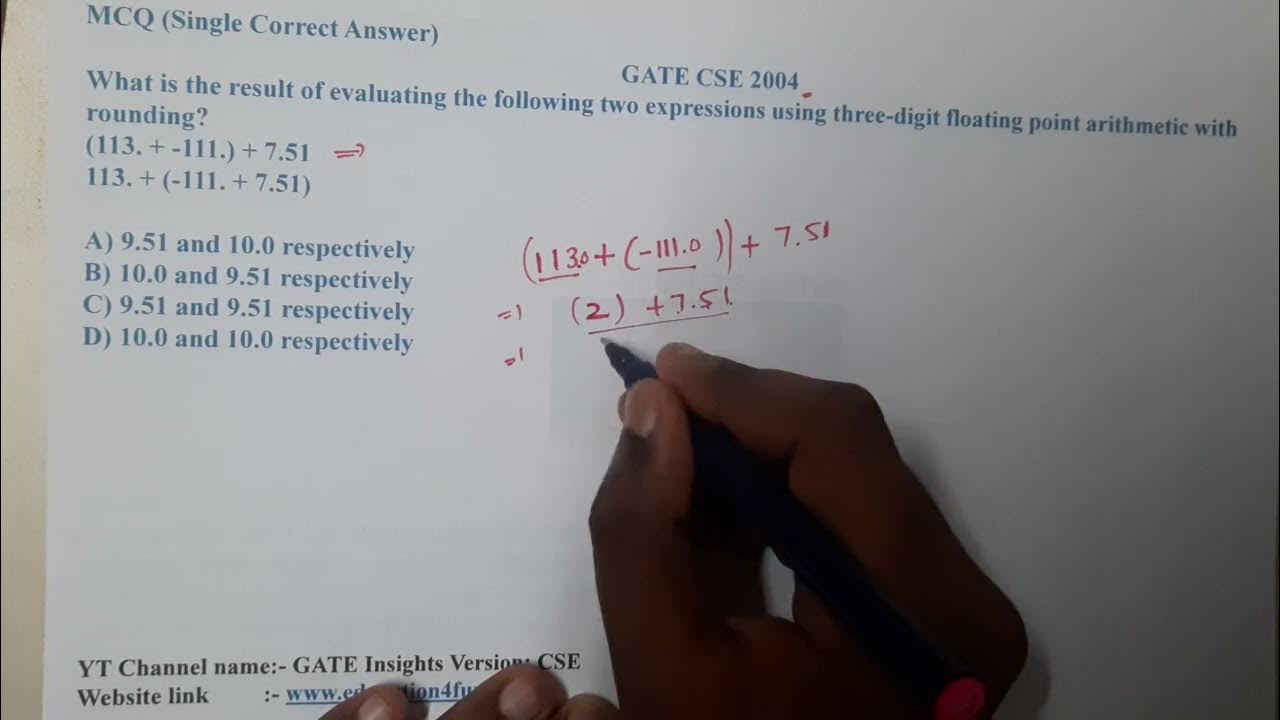 GATE CSE 2004 || Digital Electronics || GATE Insights Version: CSE - YouTube