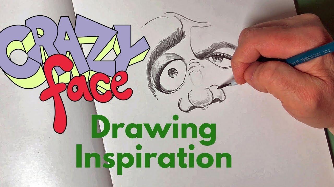 How to draw a Crazy Face Vol. 4 (2019) - YouTube