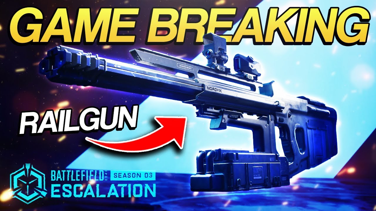 This Is GAME BREAKING - Battlefield 2042's New Railgun - Season 3 ...