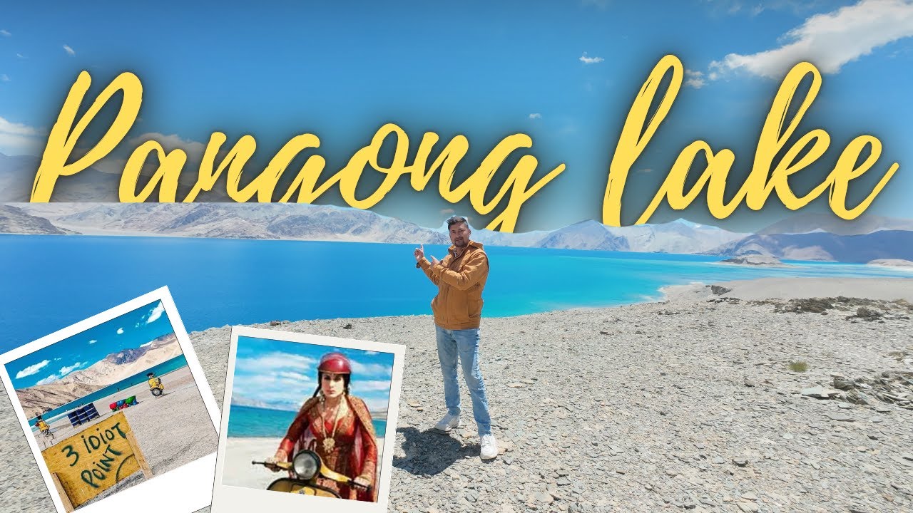 Pangong Tso at 14300 feet in Ladakh | 160 km long Pangong lake 3 idiots ...