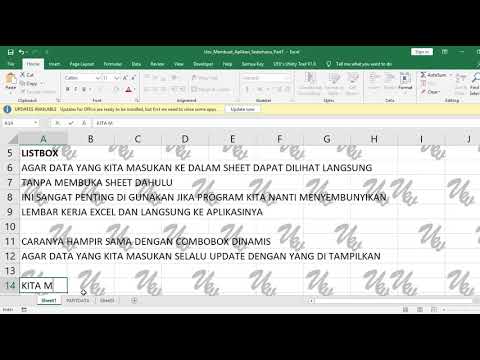 Uev Membuat Aplikasi Sederhana Part8 HD ( Data Muncul Ke LISTBOX )