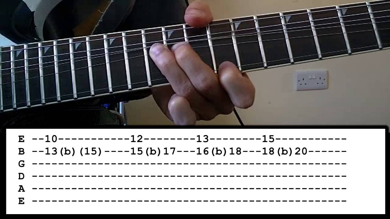 Godsmack - 1000hp- Solo Lesson with Tabs/Backing track! - YouTube