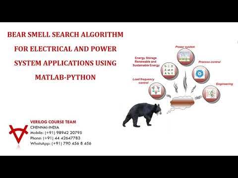 BEAR SMELL SEARCH ALGORITHM FOR ELECTRICAL AND POWER SYSTEM APPLICATIONS USING MATLAB-PYTHON ...