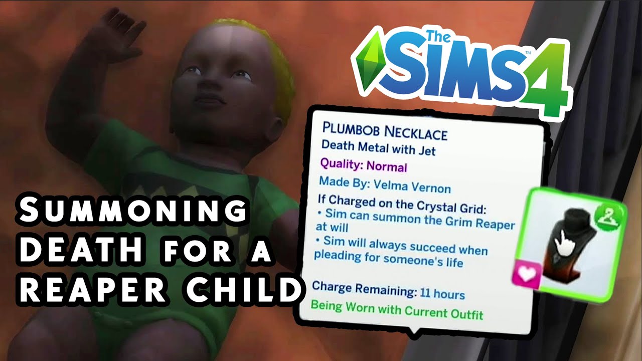How to summon and make a baby with the Grim Reaper | Sims 4 Chaotic ...