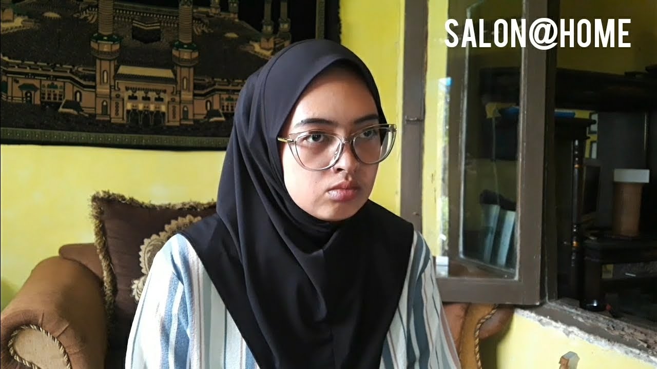 Mamah Muda Potong Rambut Butterfly Haircut di Rumah ( Young Mom ...