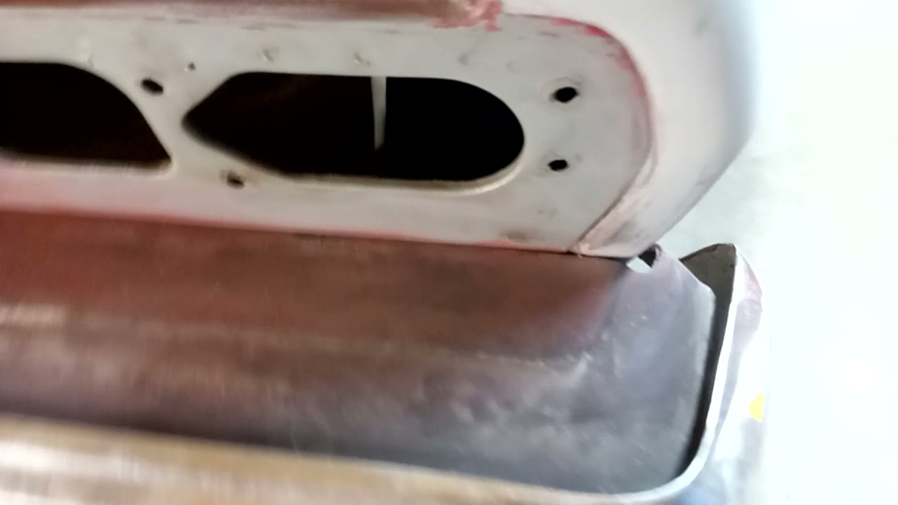 Prepping the rear body panel before refinishing. - YouTube