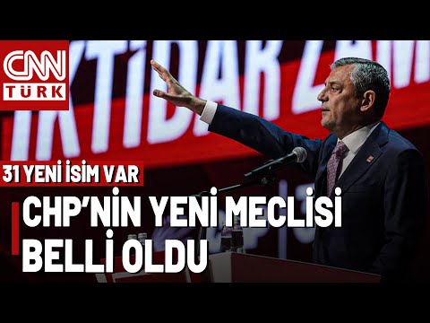 SON DAKİKA🚨Özel'in Listesi Firesiz Geçti! İşte CHP'nin Yeni Parti Meclisi...