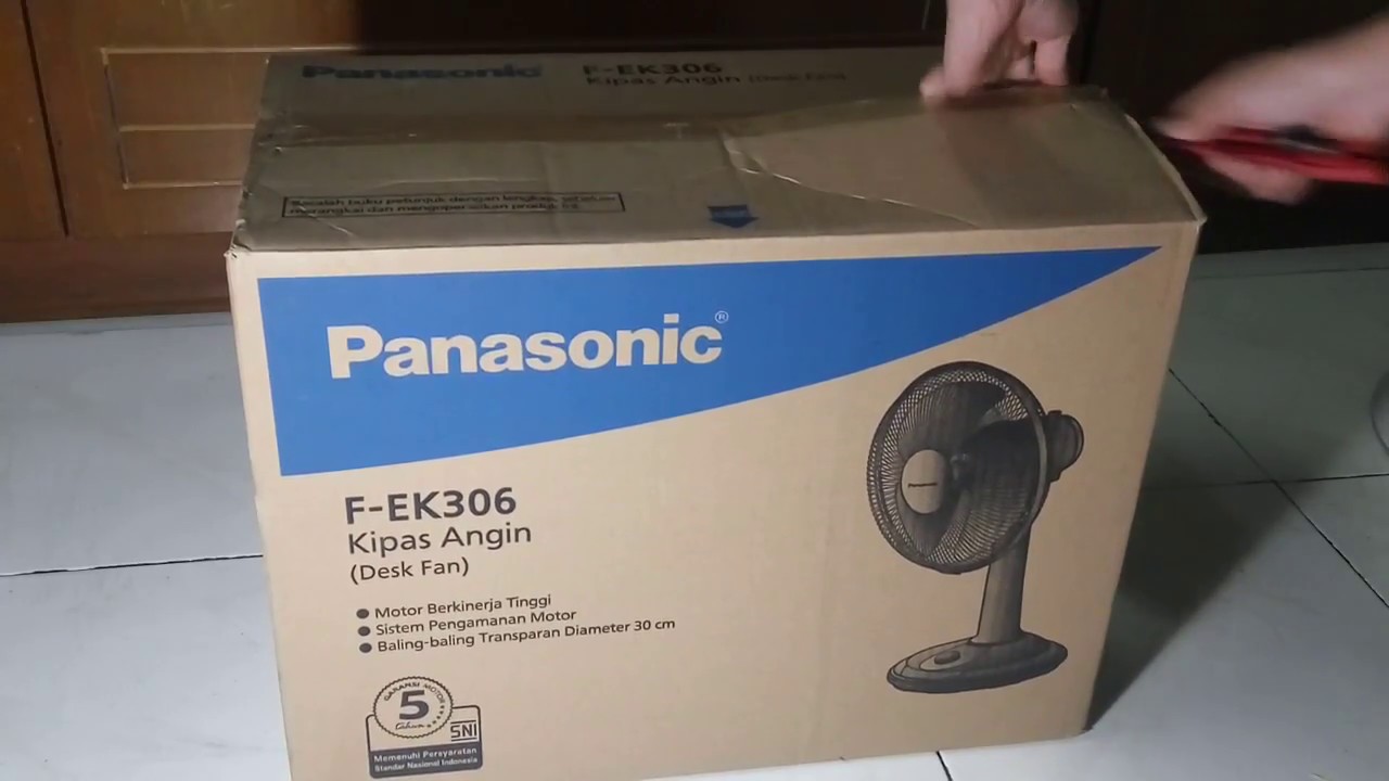 Unboxing | Panasonic 12" desk fan - YouTube