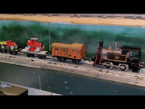 Classic Bing live steam "Kraftlok" with märklin freight train. - YouTube