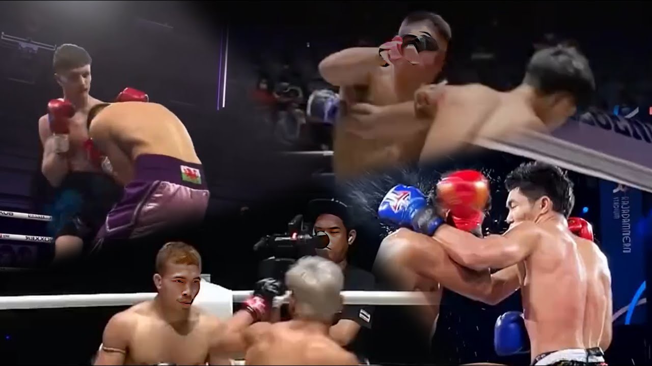 Intense Kickboxing Match: Fighters Battle for Glory in the Ring - YouTube