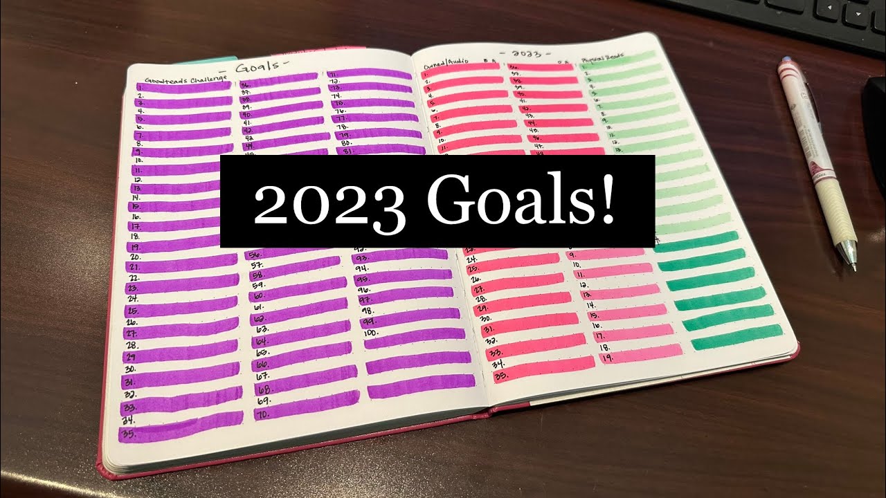 Reading Rambles | 2023 Goals! - YouTube