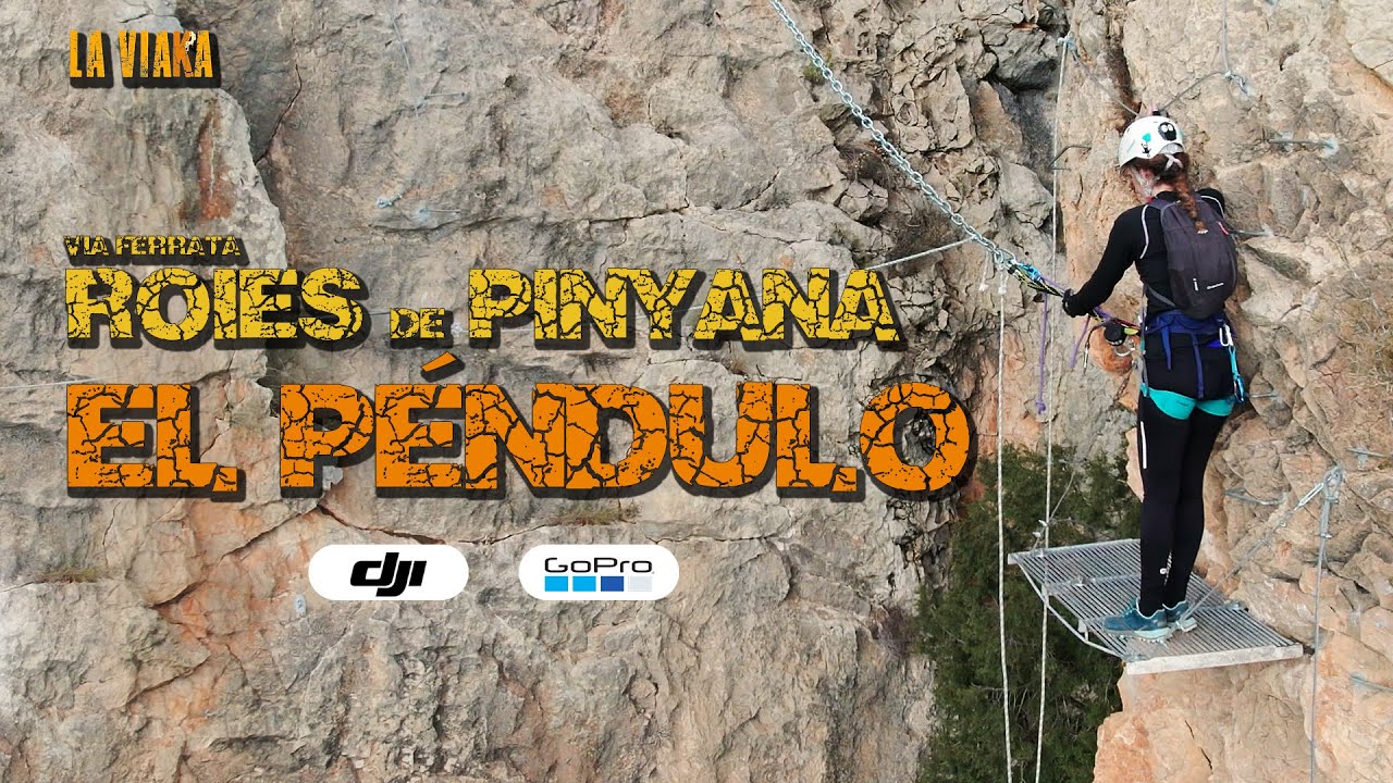 El Péndulo - Vía Ferrata Roies de Pinyana K4 - La ViaKa - #viaferrata # ...