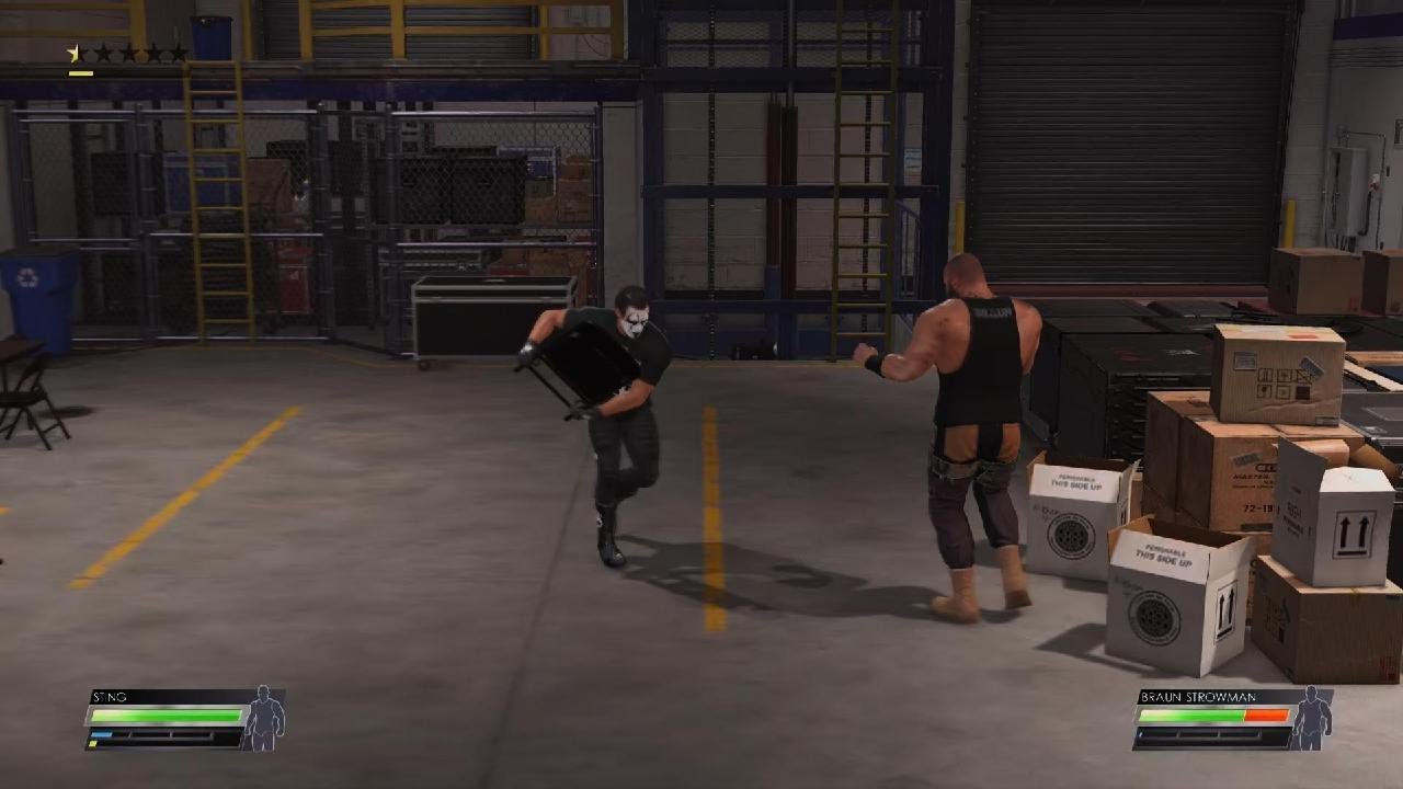 Sting Beats on Braun Strowman For the beatdown on CM Punk - YouTube