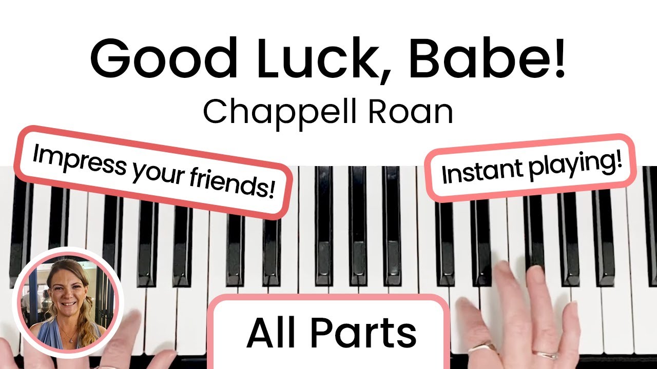 How to play Good Luck, Babe! - Chappell Roan | EASY Piano Tutorial ...