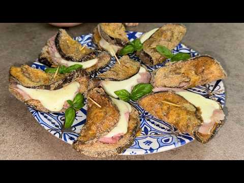 MELANZANE A PORTAFOGLIO RIPIENE AL FORNO