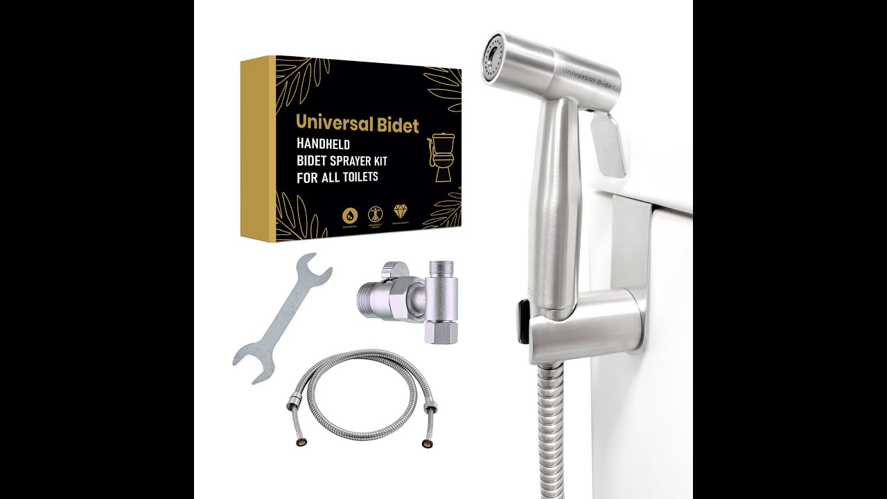 Universal Bidet | Handheld Bidet Sprayer | Detailed Installation Video ...