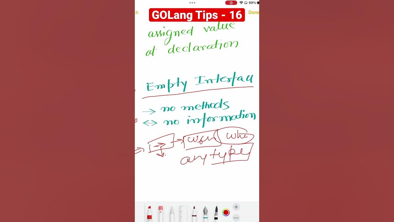 GoLang Tips -16 what are empty interfaces in GO - YouTube
