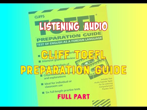 LISTENING AUDIO FOR CLIFF TOEFL PREPARATION GUIDE - YouTube