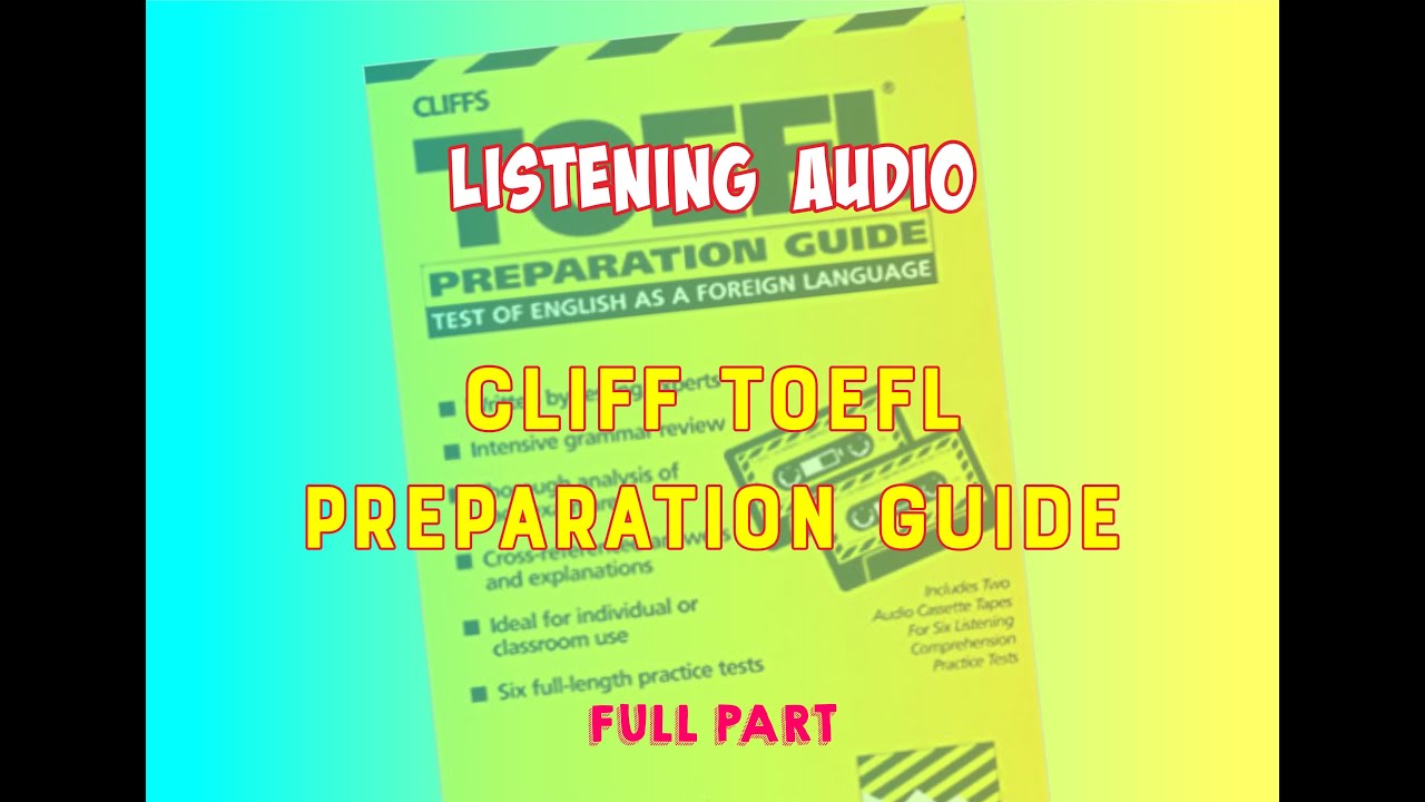LISTENING AUDIO FOR CLIFF TOEFL PREPARATION GUIDE - YouTube