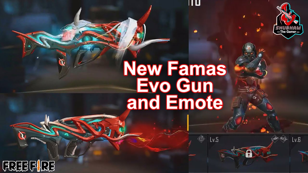 Free Fire New Gun Evo Famas 😍😍😍 || GARENA FREE FIRE - YouTube