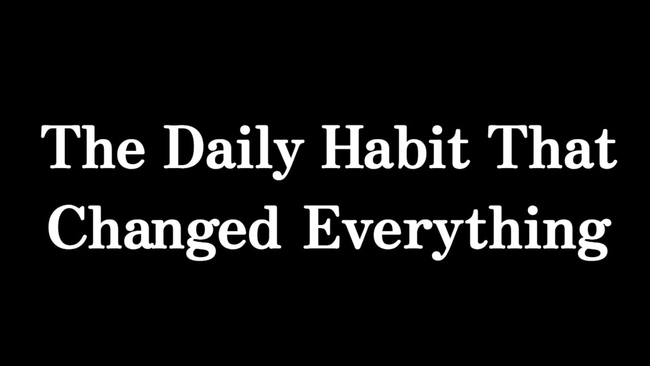How I Rebuilt My Life with the PDS Diary Method - YouTube