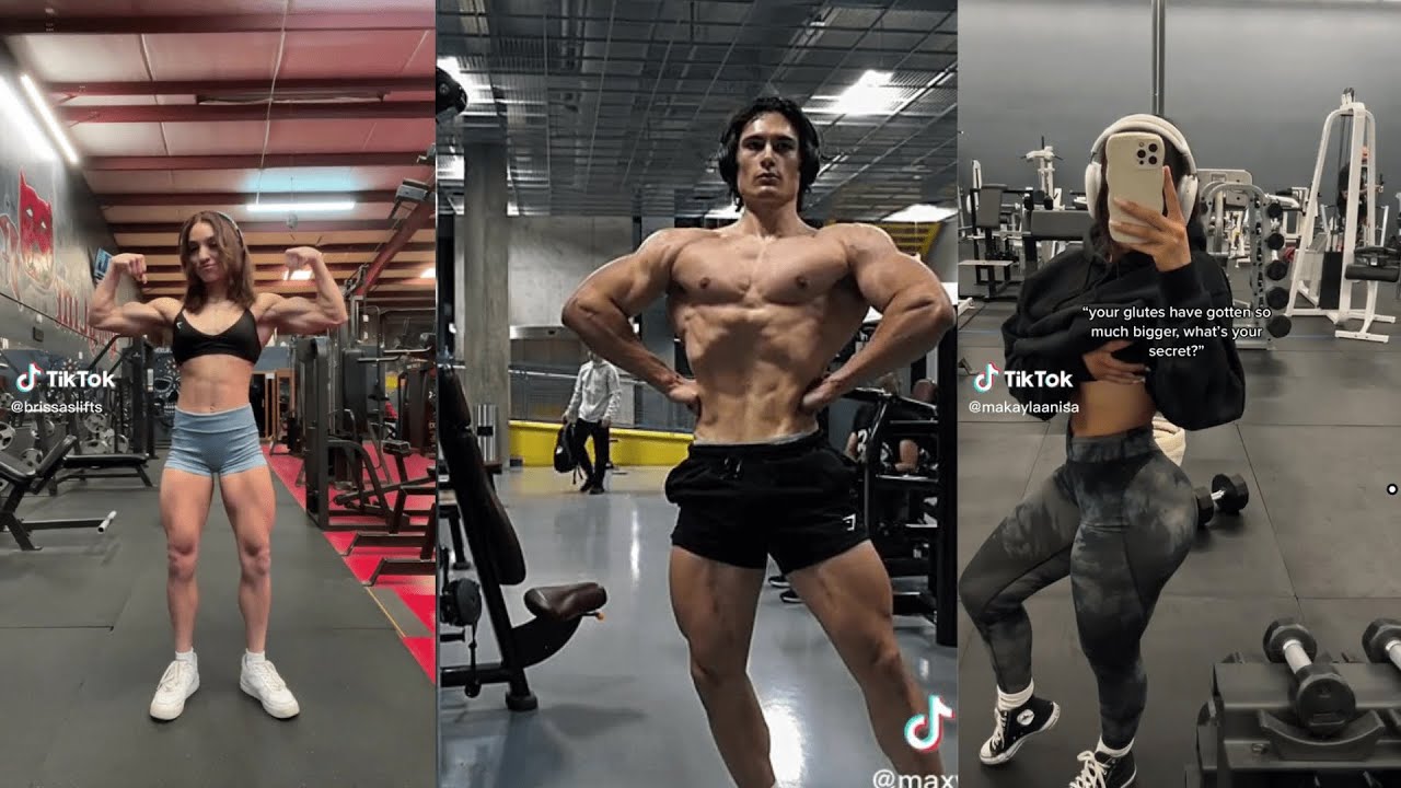 4 Minutes of Ripped Guys and Gals. Relatable Tiktoks/Gymtok Compilation ...