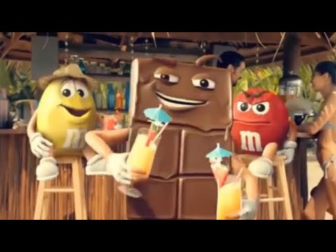 M&M beach body commercial (Russia) - YouTube