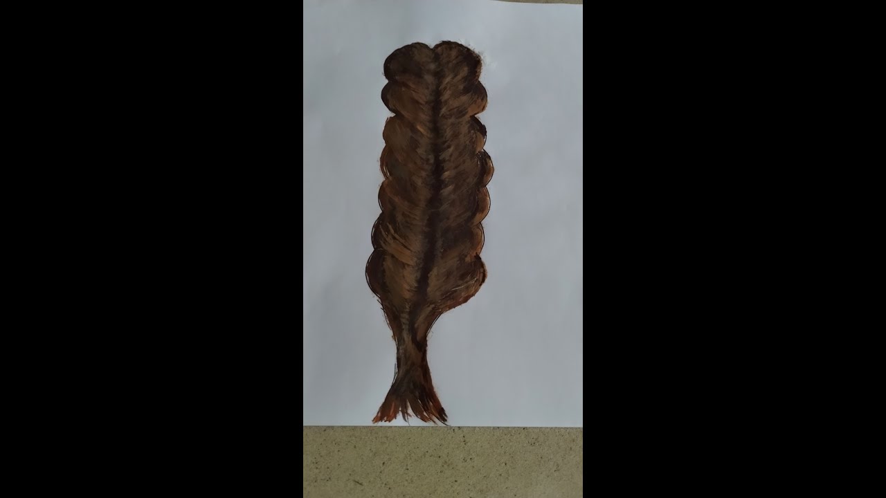Underhand Braiding Paint Method - One Braid 🖌️🎨 Paint Trick ...