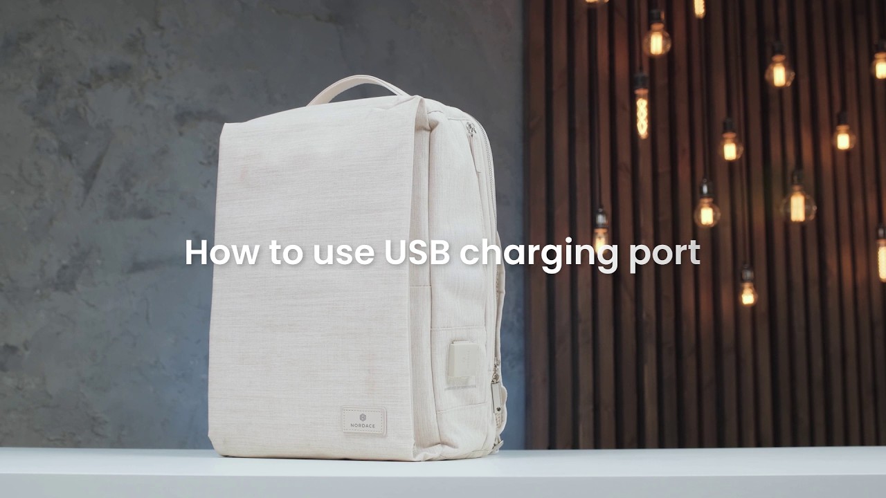 How to Use USB Charging Port in Your Backpack: Detailed Instruction ...