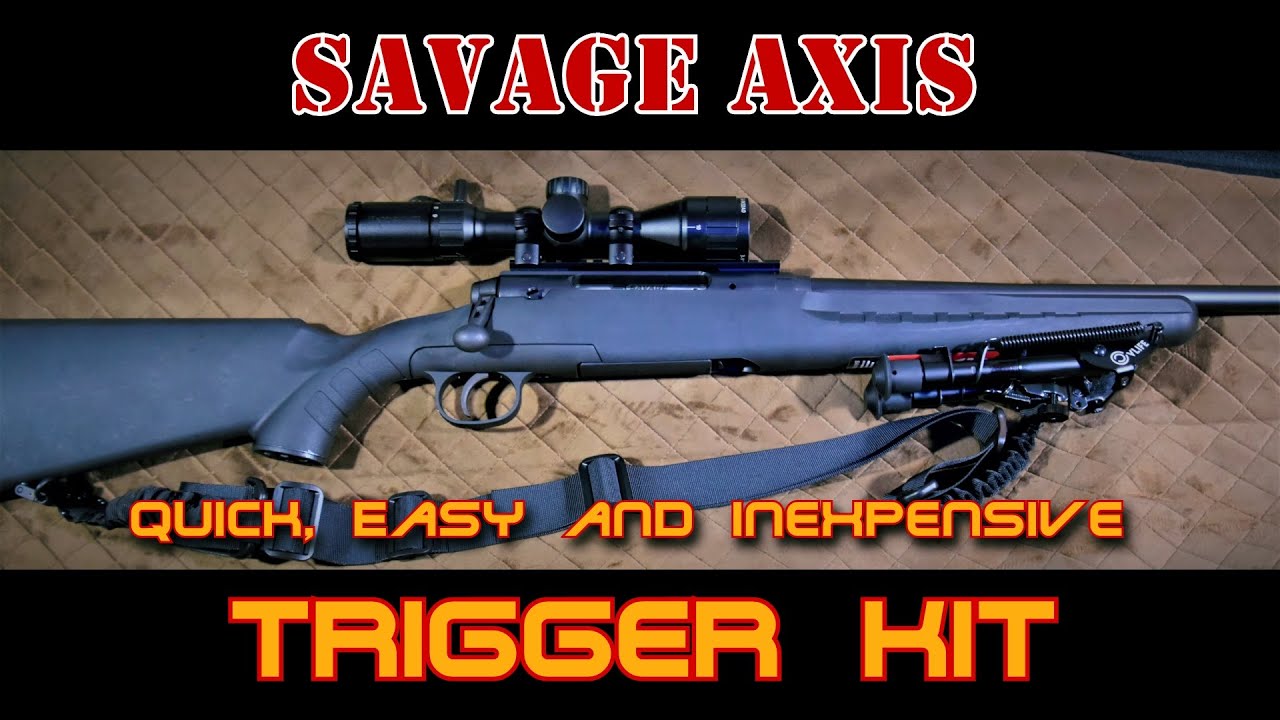Savage Axis Wesbaun Trigger Upgrade easy - YouTube