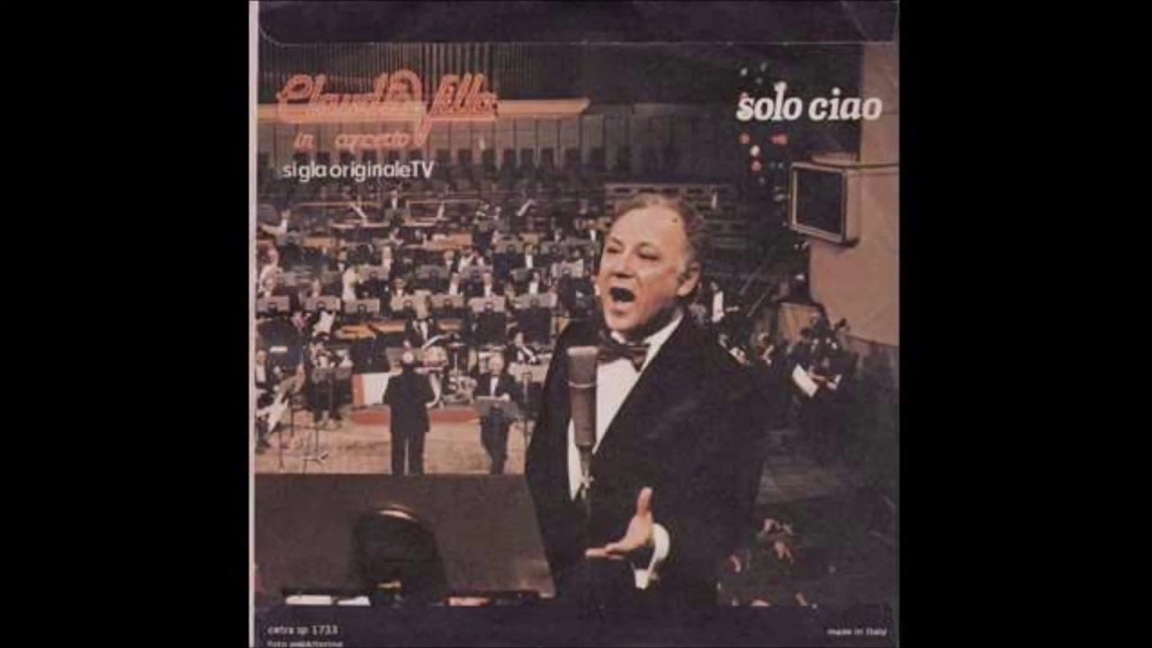 SOLO CIAO (CLAUDIO VILLA - CETRA 1980) - YouTube