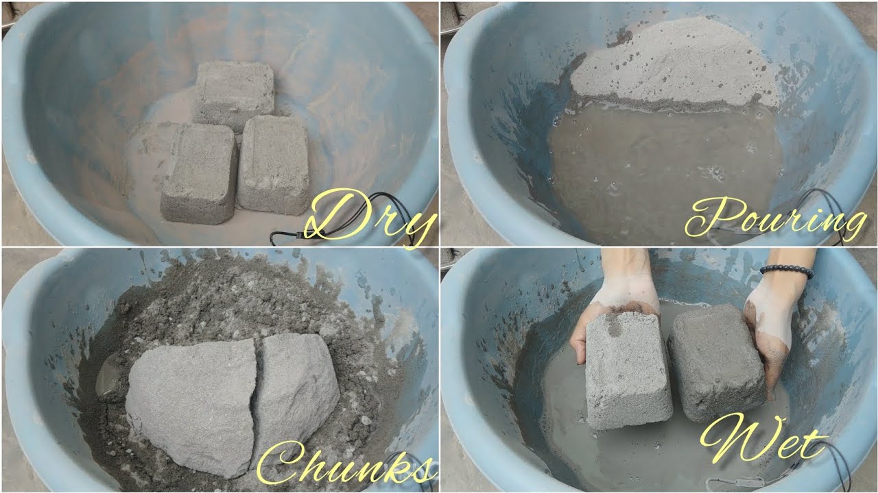 after so long time🌀 shoot this texture video white sand cement blocks ...