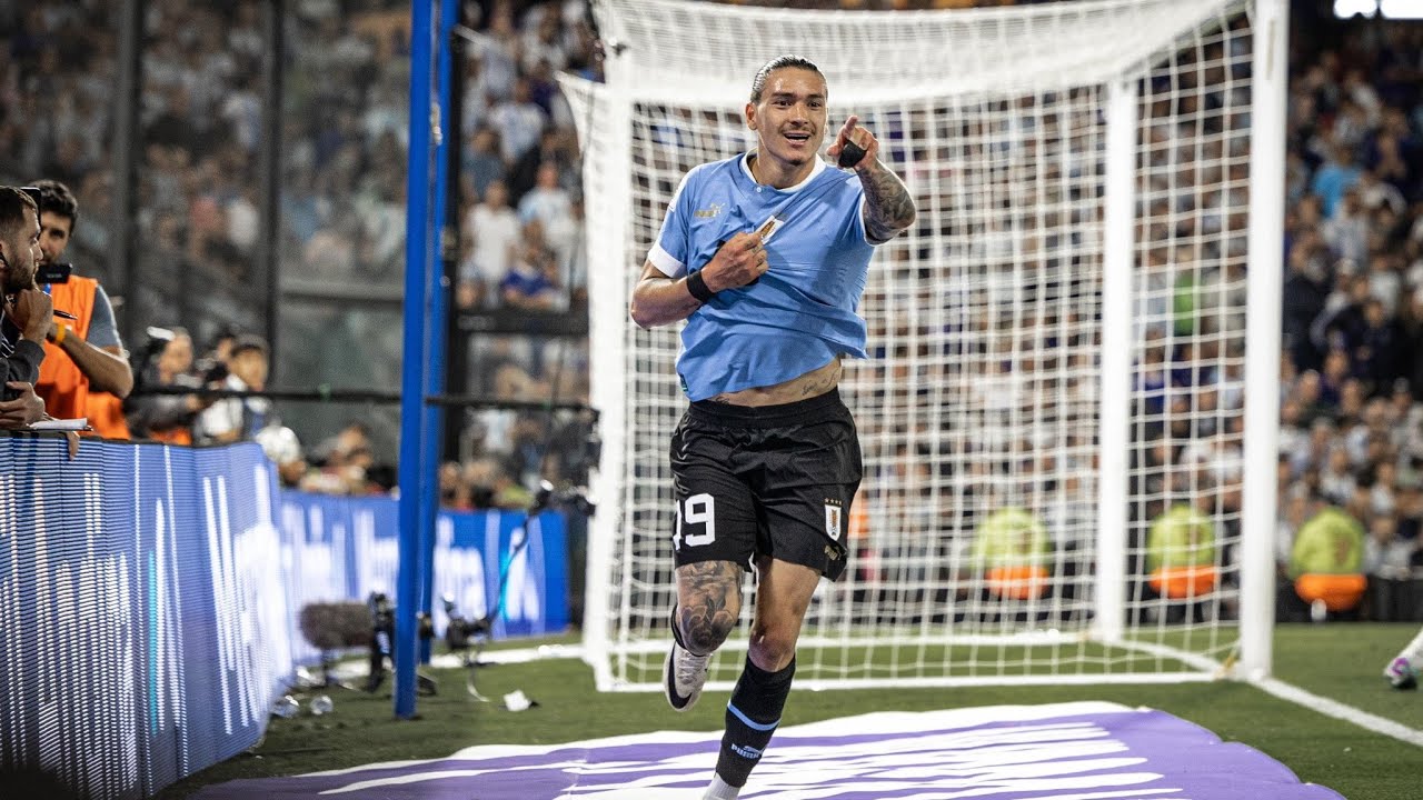 Gol de Darwin Núñez para Uruguay | Argentina 0-2 Uruguay ...