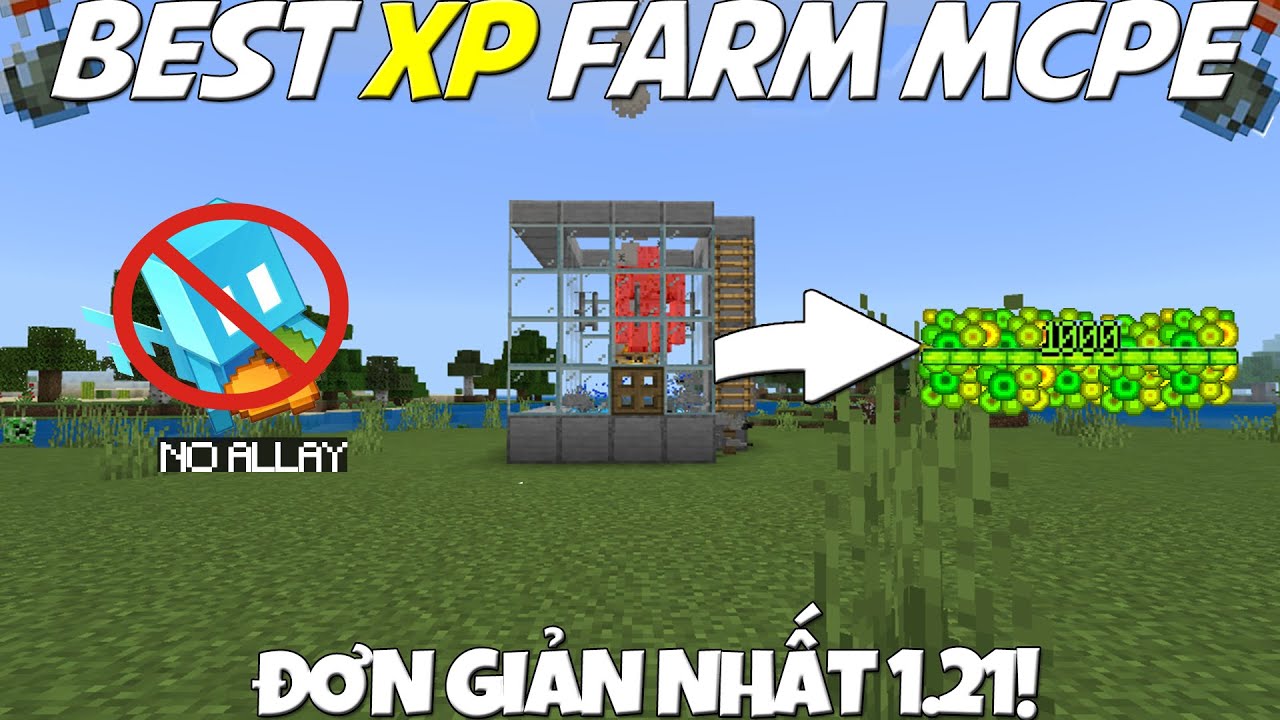 Cách Làm máy Farm Kinh Nghiệm Đơn Giản Trong Minecraft Bedrock(MCPE ...