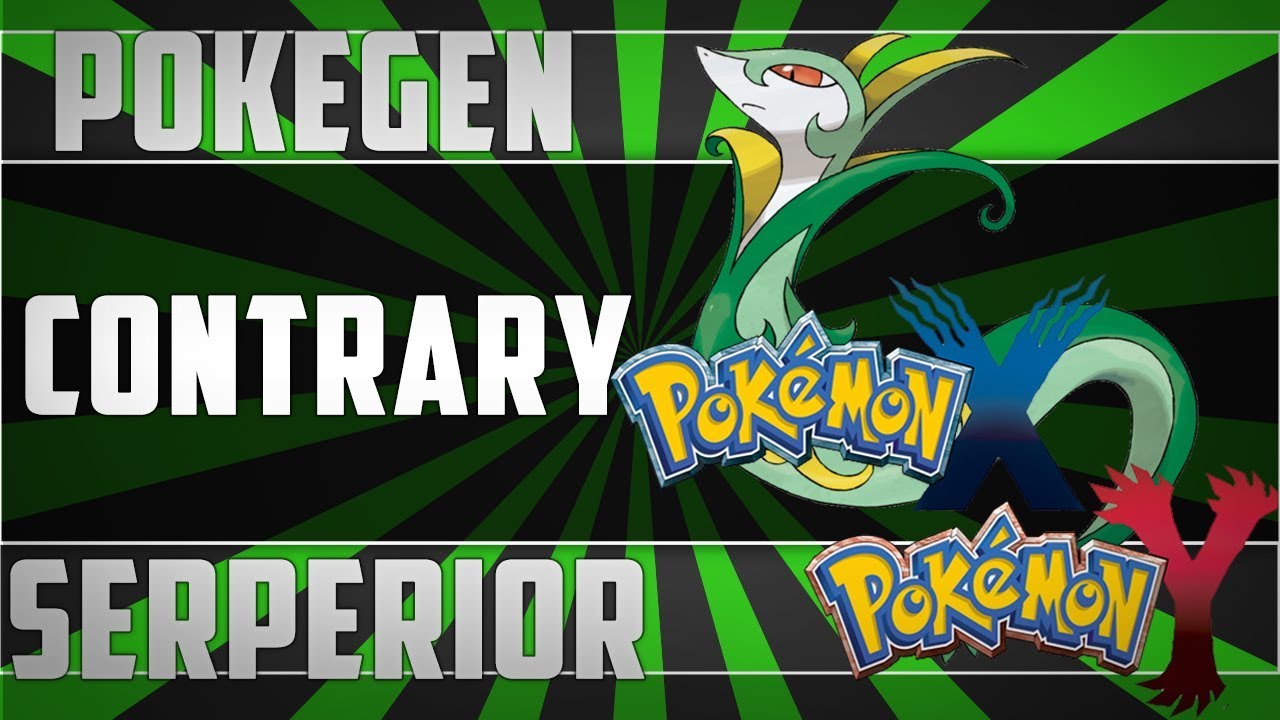 How To Pokegen Contrary Serperior In Pokemon X and Y HD Remake - YouTube