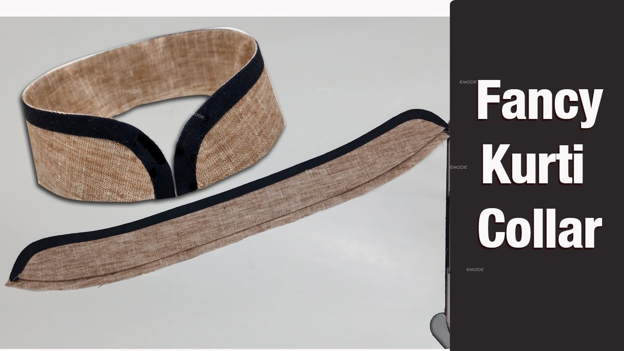 Fancy Kurti collar neck cutting and stitching EMODE - YouTube